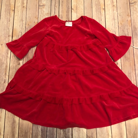 Hanna Andersson | Dresses | Hanna Red Velour Dress | Poshmark